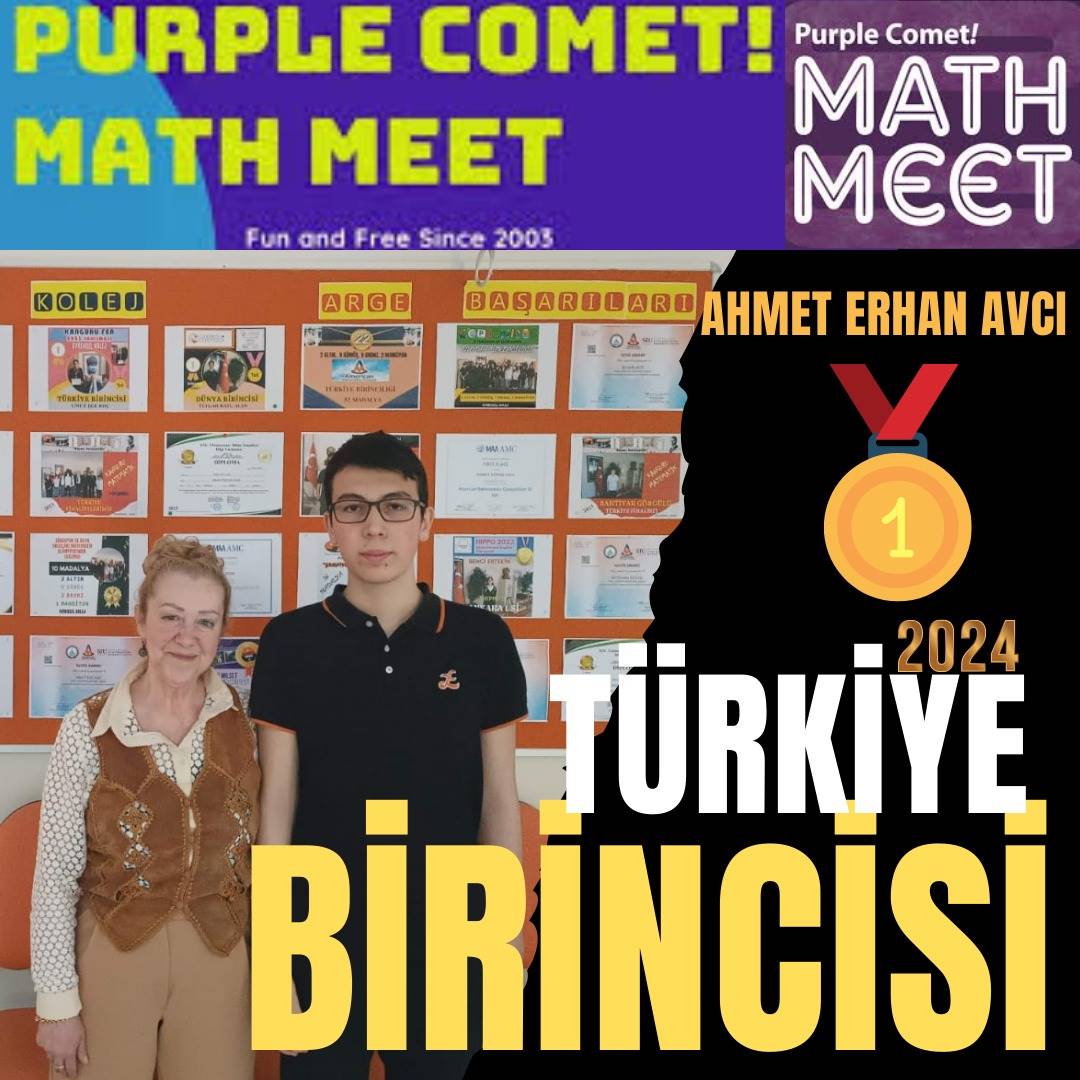 EVRENSEL KOLEJ AMERİKA Purple Comet Math Meetde TÜRKİYE BİRİNCİSİ o...